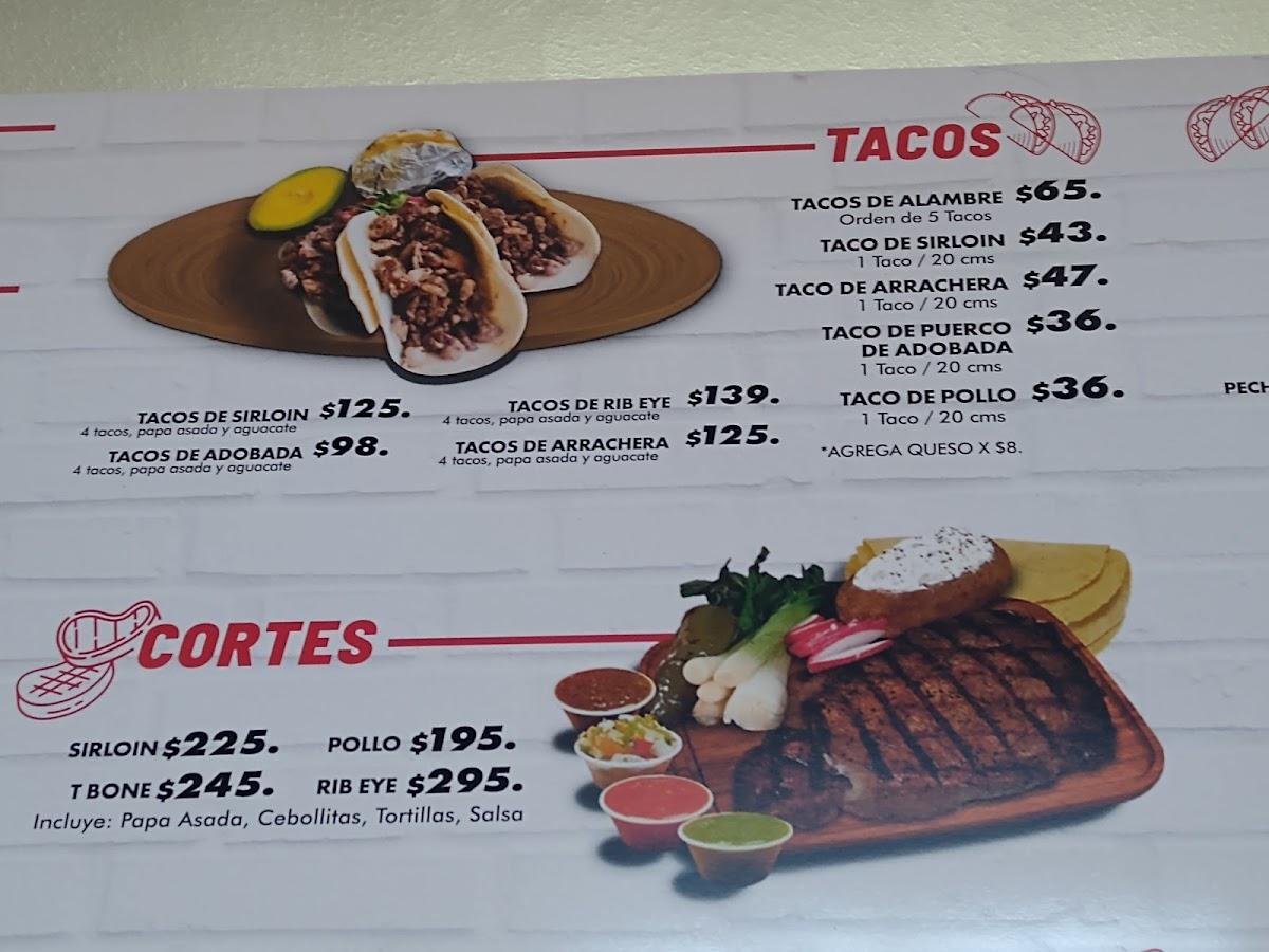 Carta del restaurante Mega Tacos, Ciudad Juarez, Ejército Nacional 8260-2