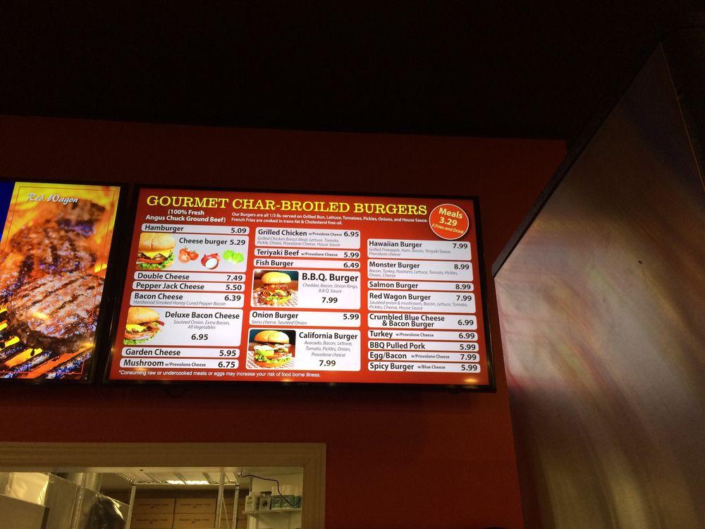 Menu at Red Wagon Burger Tacoma restaurant, Tacoma