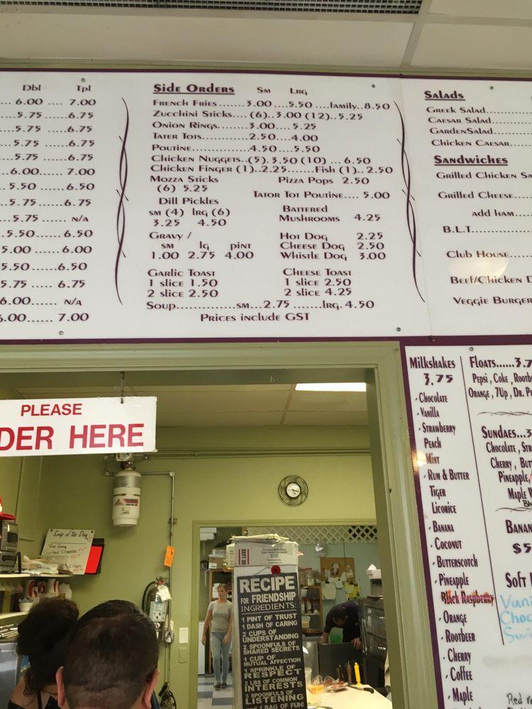 Menu at Sweet Queen Family Restaraunt pizzeria, Nanton