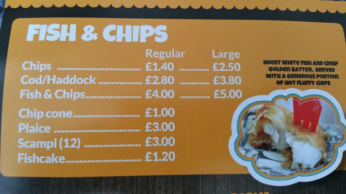 Menu at Reel Fish And Chips Bolton fast food, Bolton