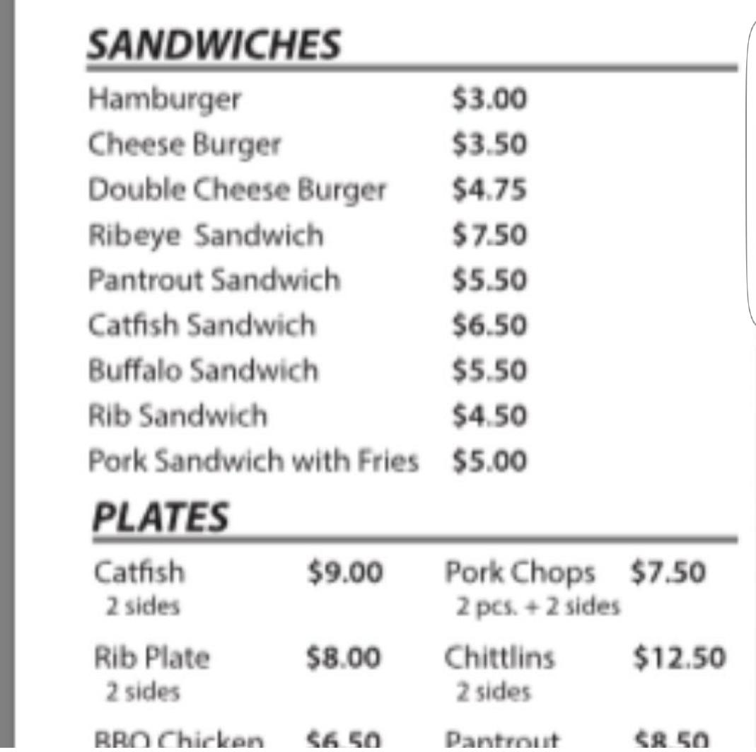 Menu at Deli On the Hill, Jackson