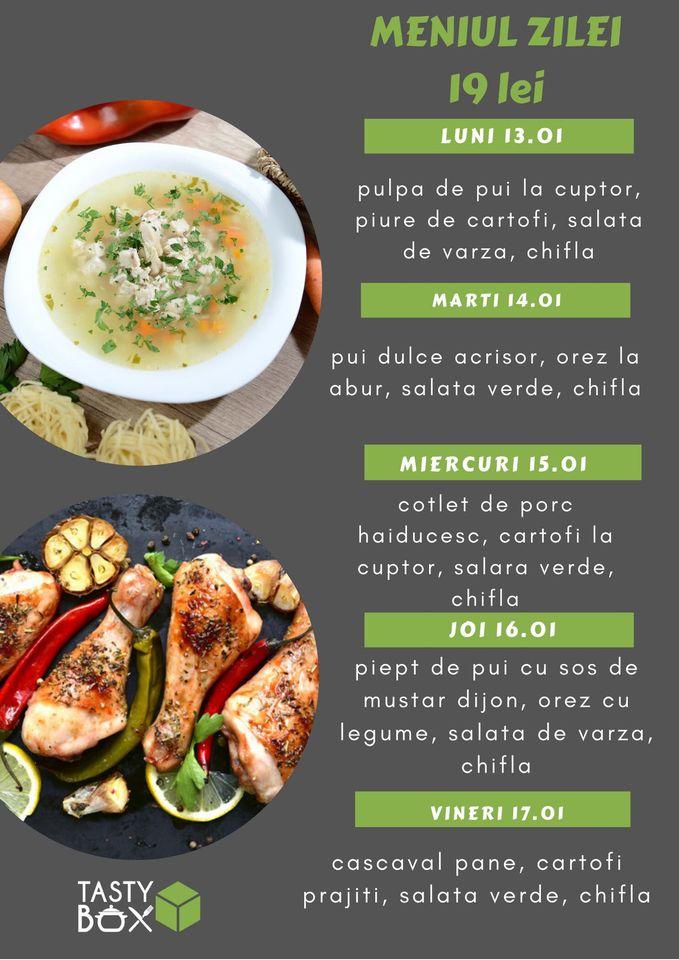 Menu at TASTY Box sector 1 Comanda Mancare Online Livrare mancare rapid ...