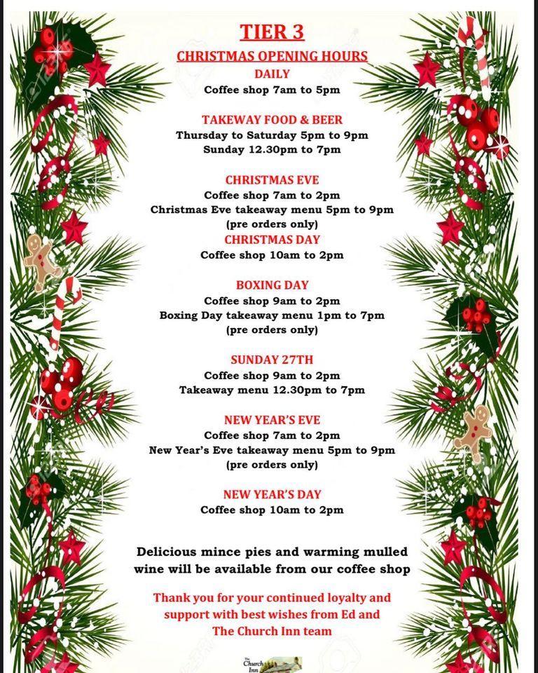 Menu at The Church Inn pub & bar, Cheadle, 90 Ravenoak Rd