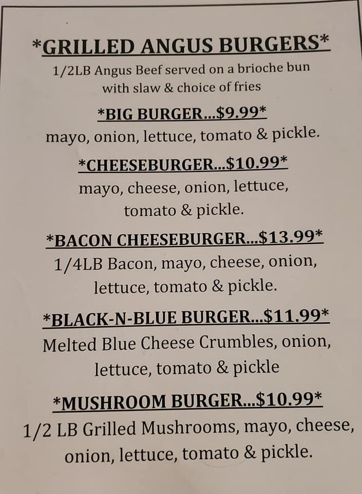 Menu at Camden Wing Shack pub & bar, Camden, 129 E Dekalb St