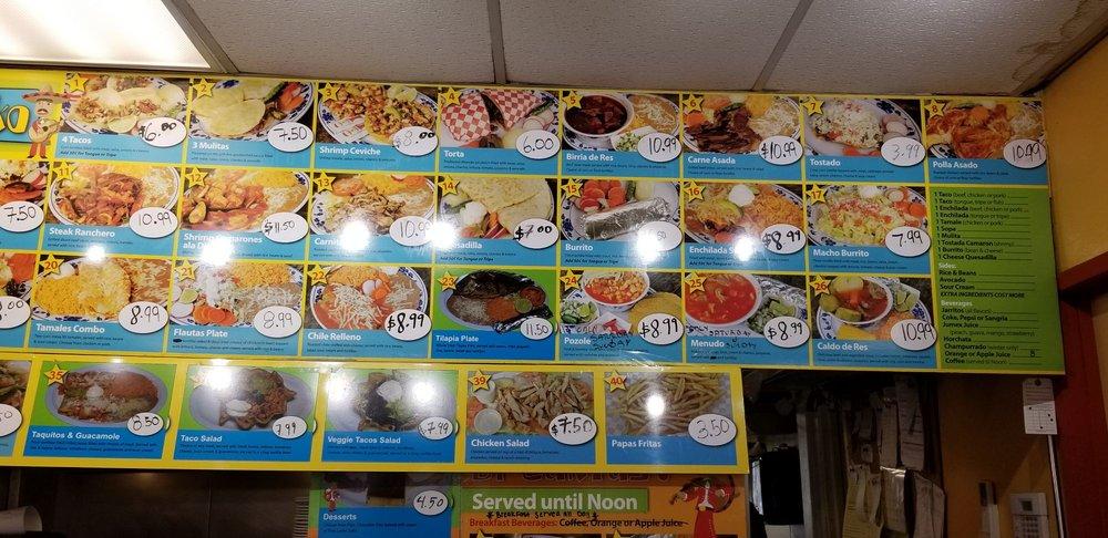Menu at El Kiosko restaurant, Renton, 526 S 2nd St