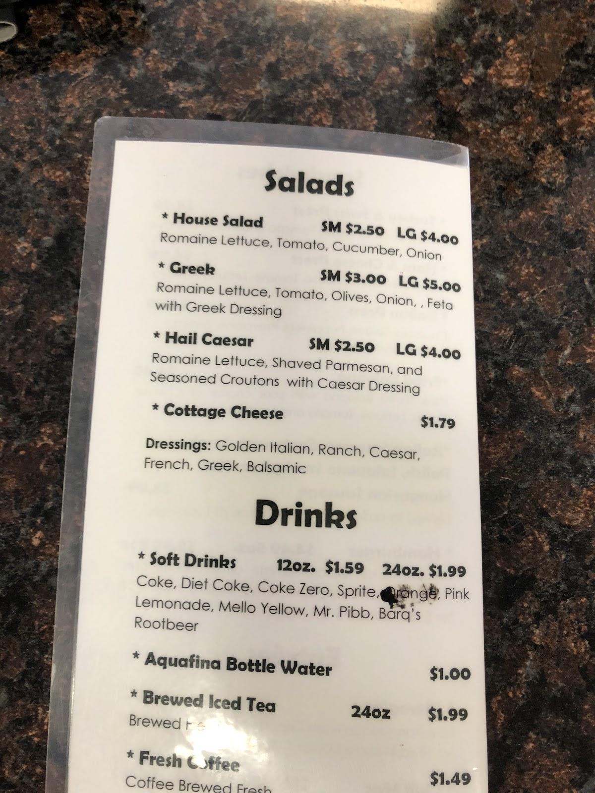 Menu at Dog Daze Gourmet Hot Dogs restaurant, Canton