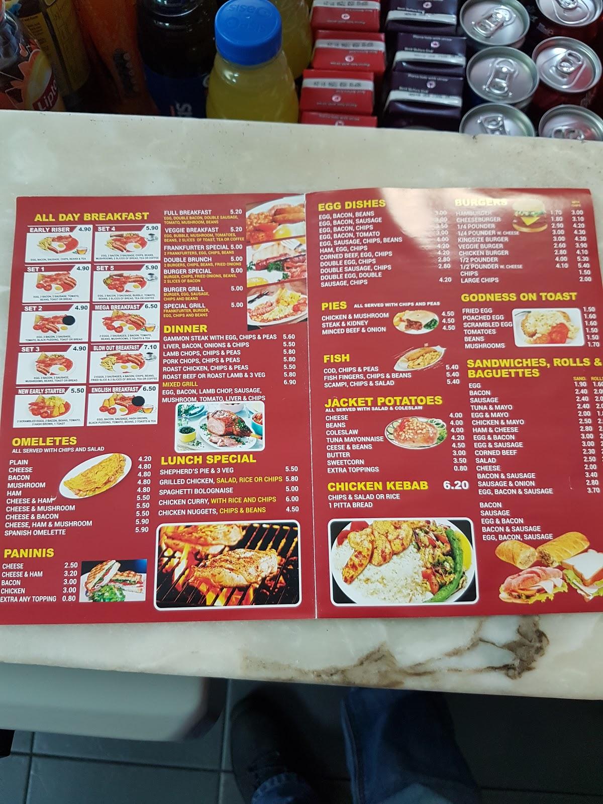 Menu at Cafe Delight, Surbiton, 410 Ewell Rd