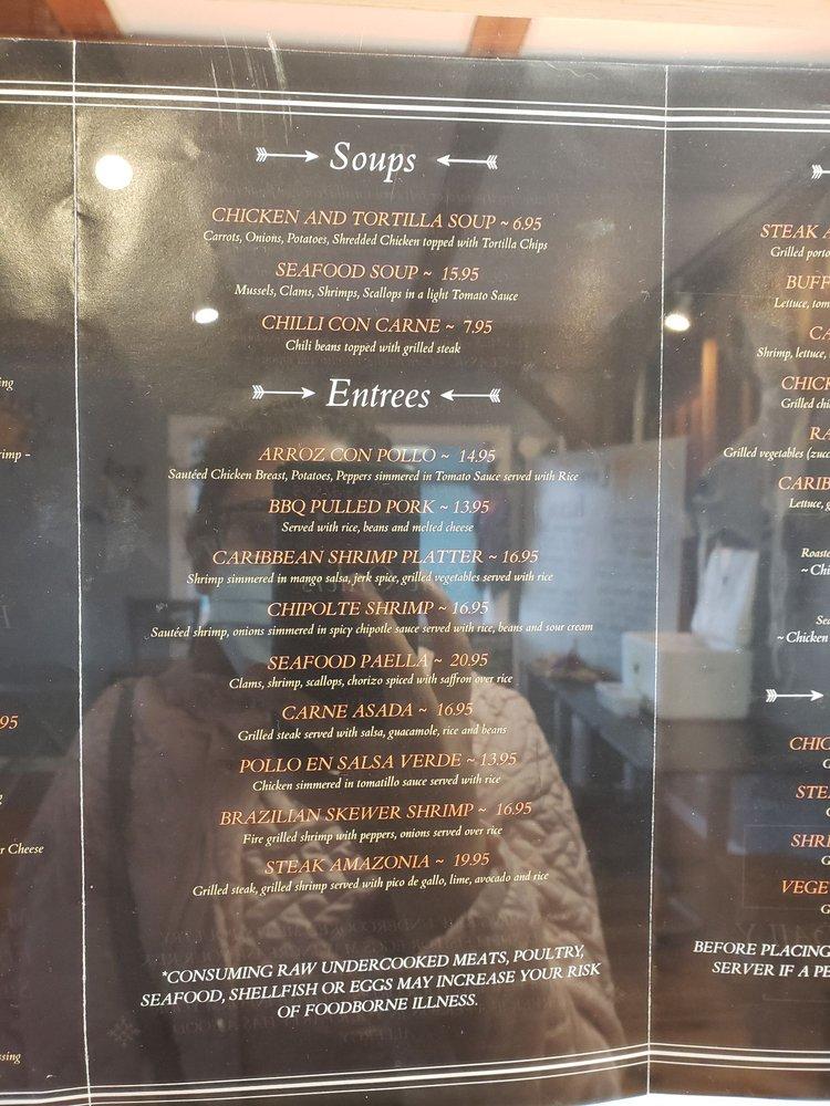 Menu at Latin Fuzion Restaurant, Southold