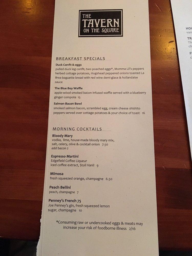 Menu at McMenamins Anderson School pizzeria, Bothell