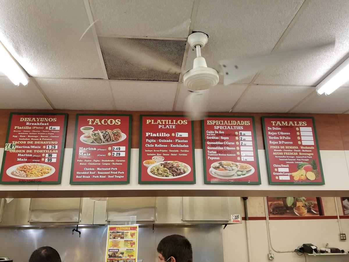Menu at La Michoacana Meat Market, Houston, 620 Wayside Dr