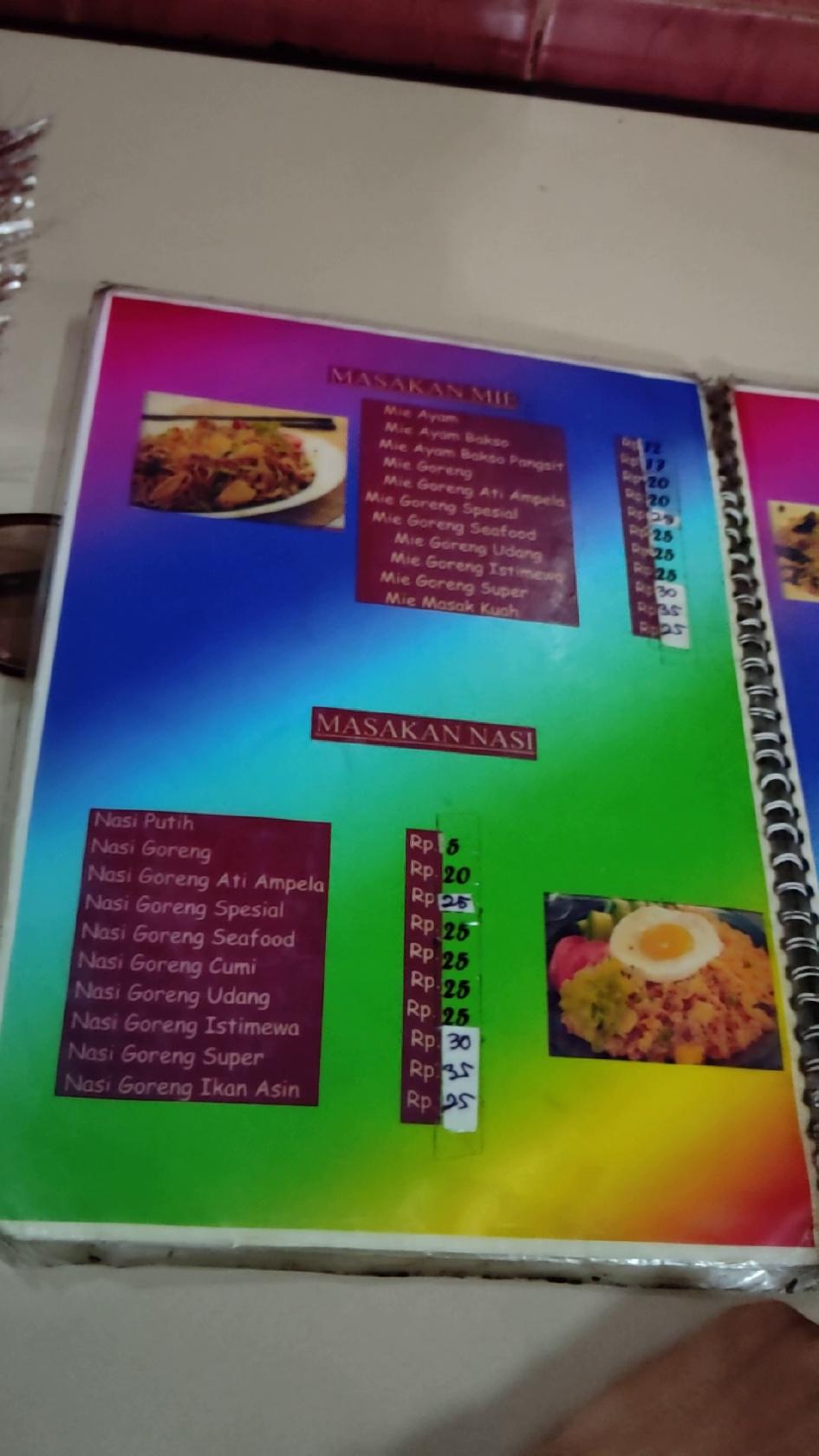 Menu at RM. Rahayu Rafi Seafood restaurant, Bekasi Regency