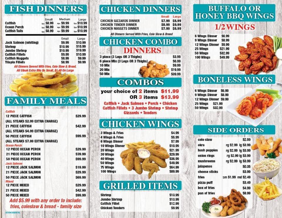 Menu at Shrimp Max of Michigan City restaurant, Michigan City