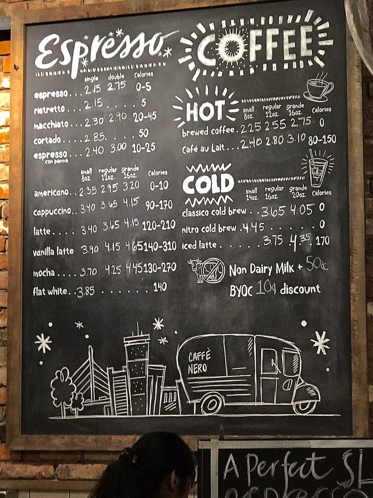 Menu at Caffè Nero - Burlington Mall Internal cafe, Burlington, 75 ...