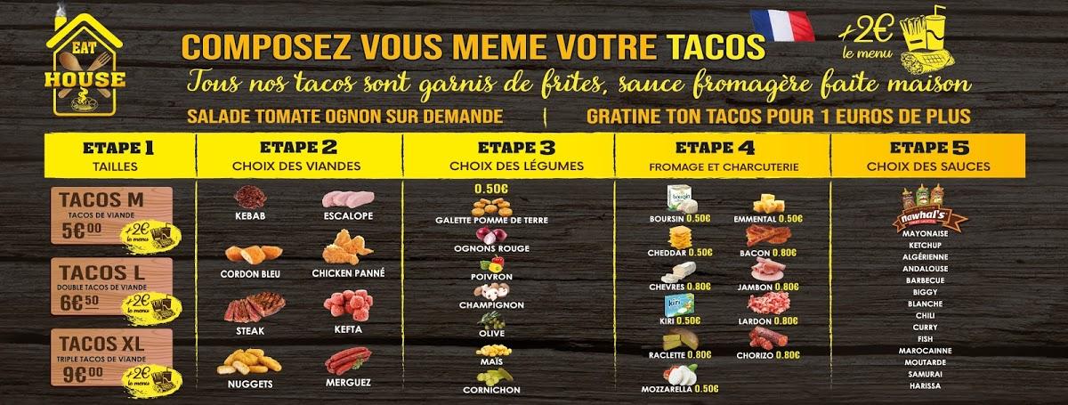 Menu at EAT HOUSE Remiremont restaurant, Remiremont