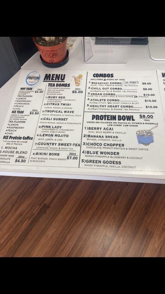 Menu at Healthy Protein Spot pub & bar, Anaheim