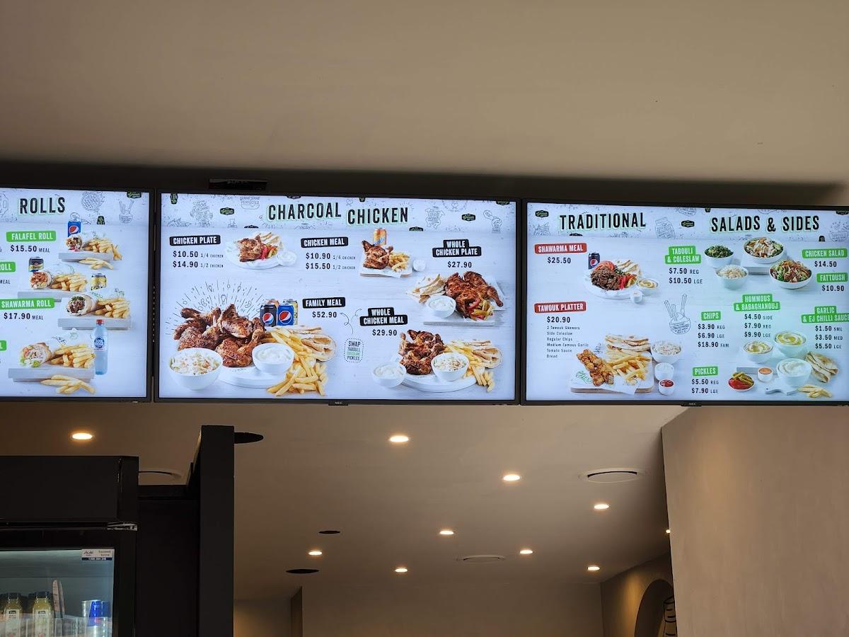 Carta del restaurante El Jannah Kogarah, Kogarah