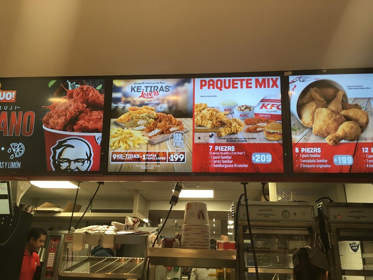 Menu at Kentuchy Fried Chicken Ajusco restaurant, Mexico, Carr. Picacho ...