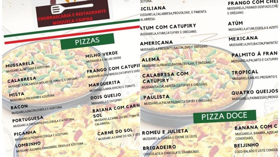 Menu em Restaurante Muqueca Caipira, Brasil