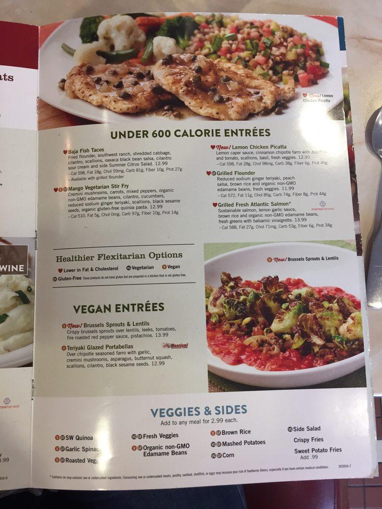 Menu at Silver Diner restaurant, Rockville, Rockville Pike