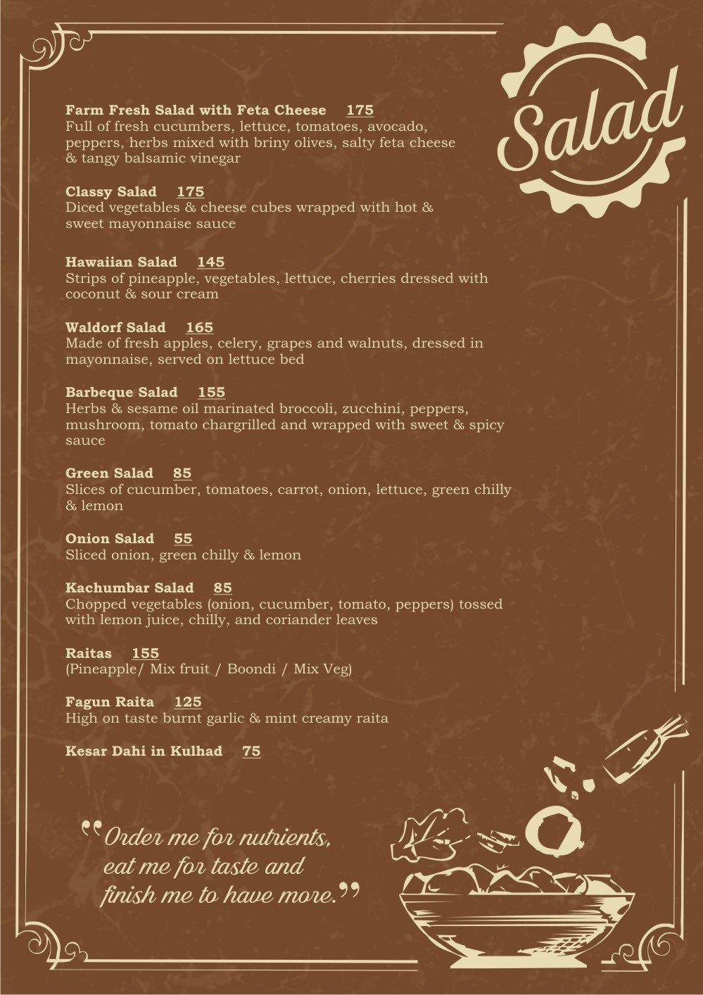 Menu at Fagun Restaurant, Indore, Lasudia Mori Dewas Naka