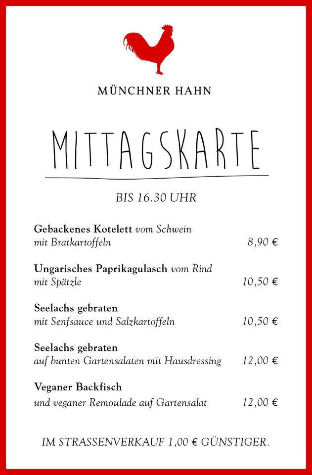 Speisekarte von Münchner Hahn restaurant, Sylt