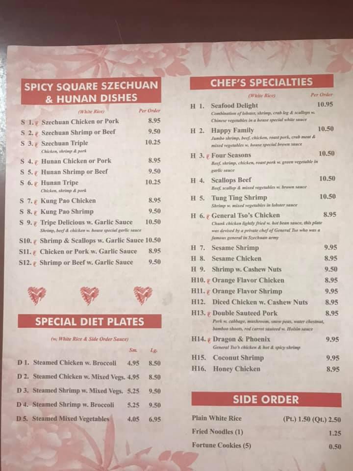 Menu at Great Wok restaurant, Natchez, 436 US-61 #1b