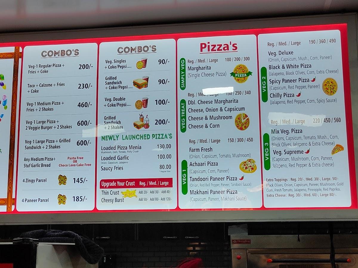 Menu at Hungry point, New Chandigarh, Adjoining HDFC Bank