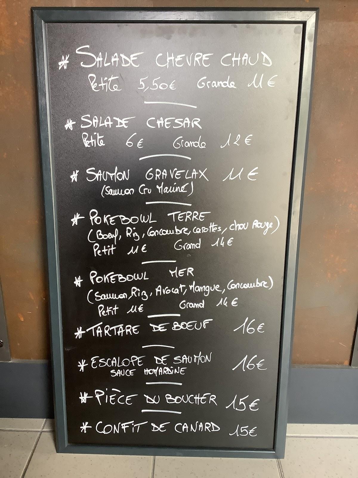 Menu au Le Grand Pas restaurant, Lannédern