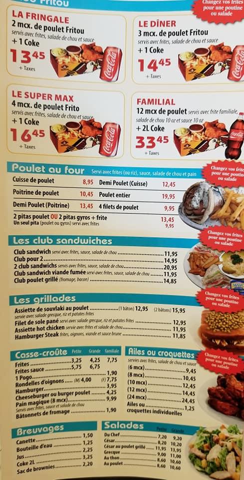 Menu at MED Pizza - Drummondville restaurant, Drummondville
