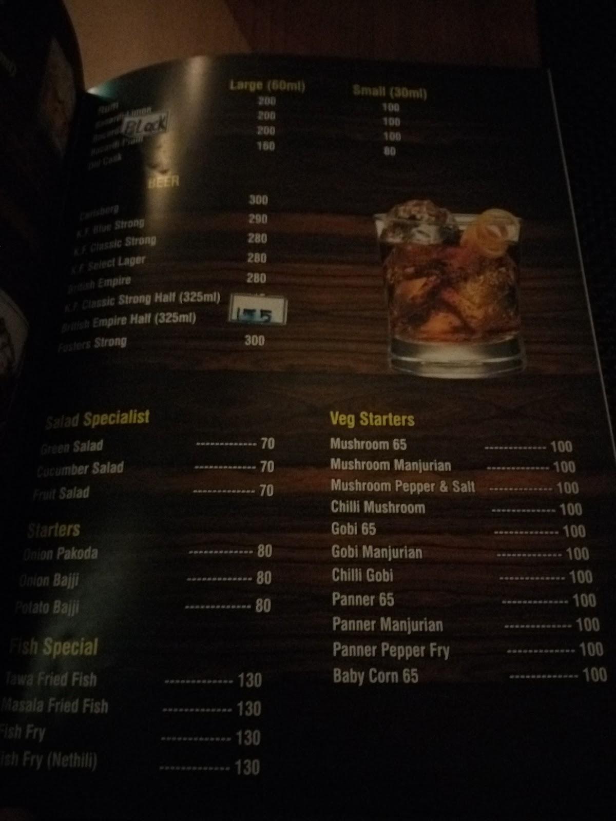 Menu at Ramba Resto Bar, Coimbatore, Shop No: 100