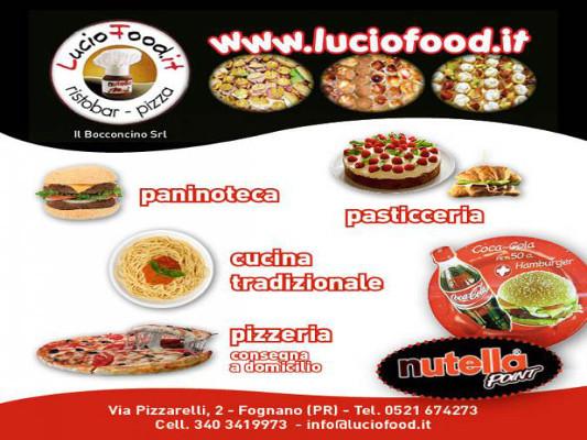 Menu at Lucio Food restaurant, Parma