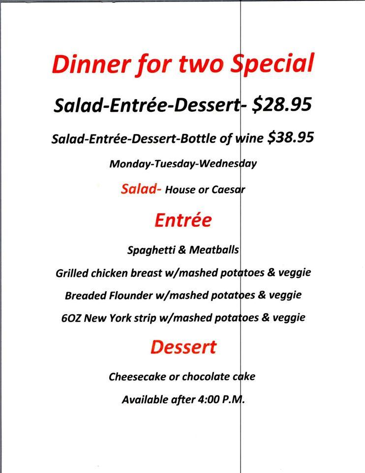 Menu at Sunny Hills American Grill pub & bar, Warrenton