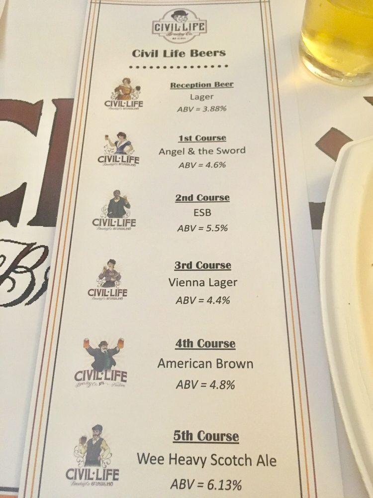 Menu at Trenton House restaurant, Trenton