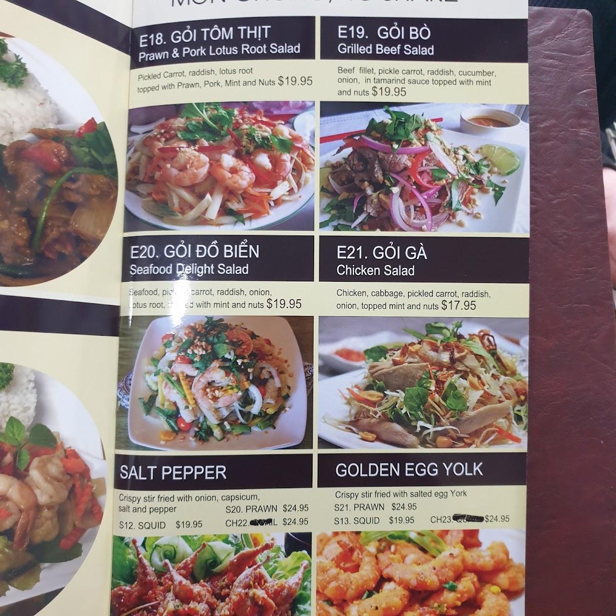 Menu at Phoever—Fremantle restaurant, Fremantle