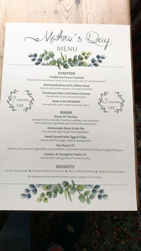 Menu at Hare And Hounds Cowfold pub & bar, Cowfold