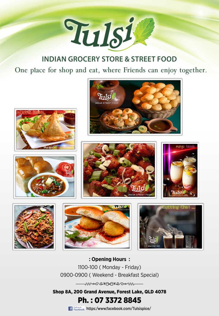 Menu at Tulsi Restaurant & Chaat, Forest Lake