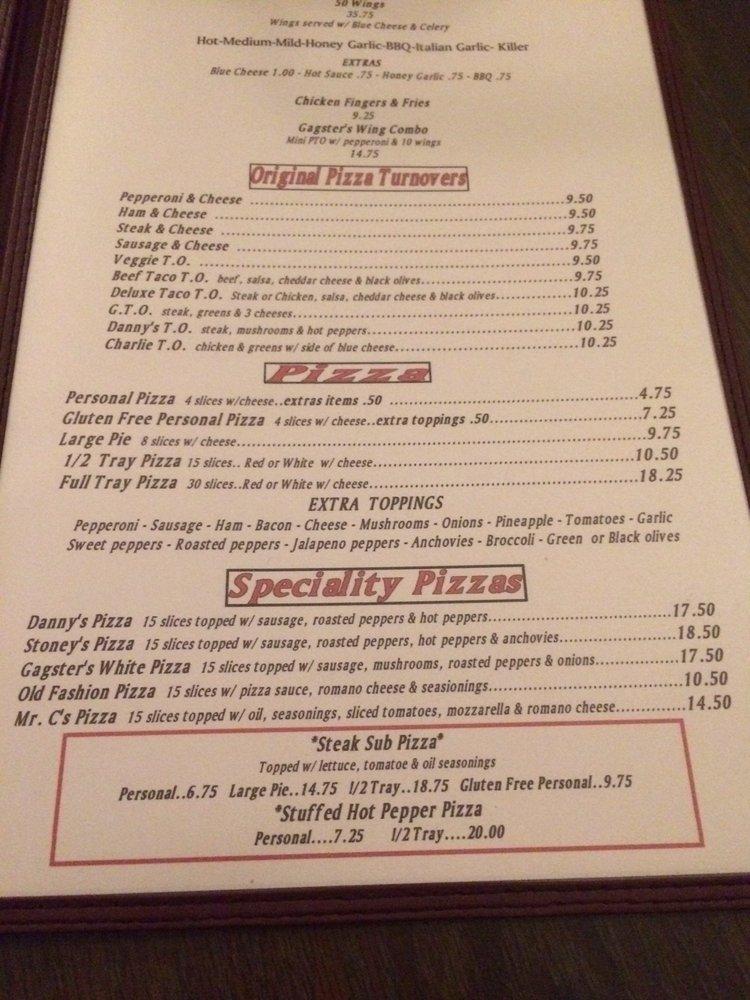 Menu at Gagster's Restaurant & Catering, Niagara Falls