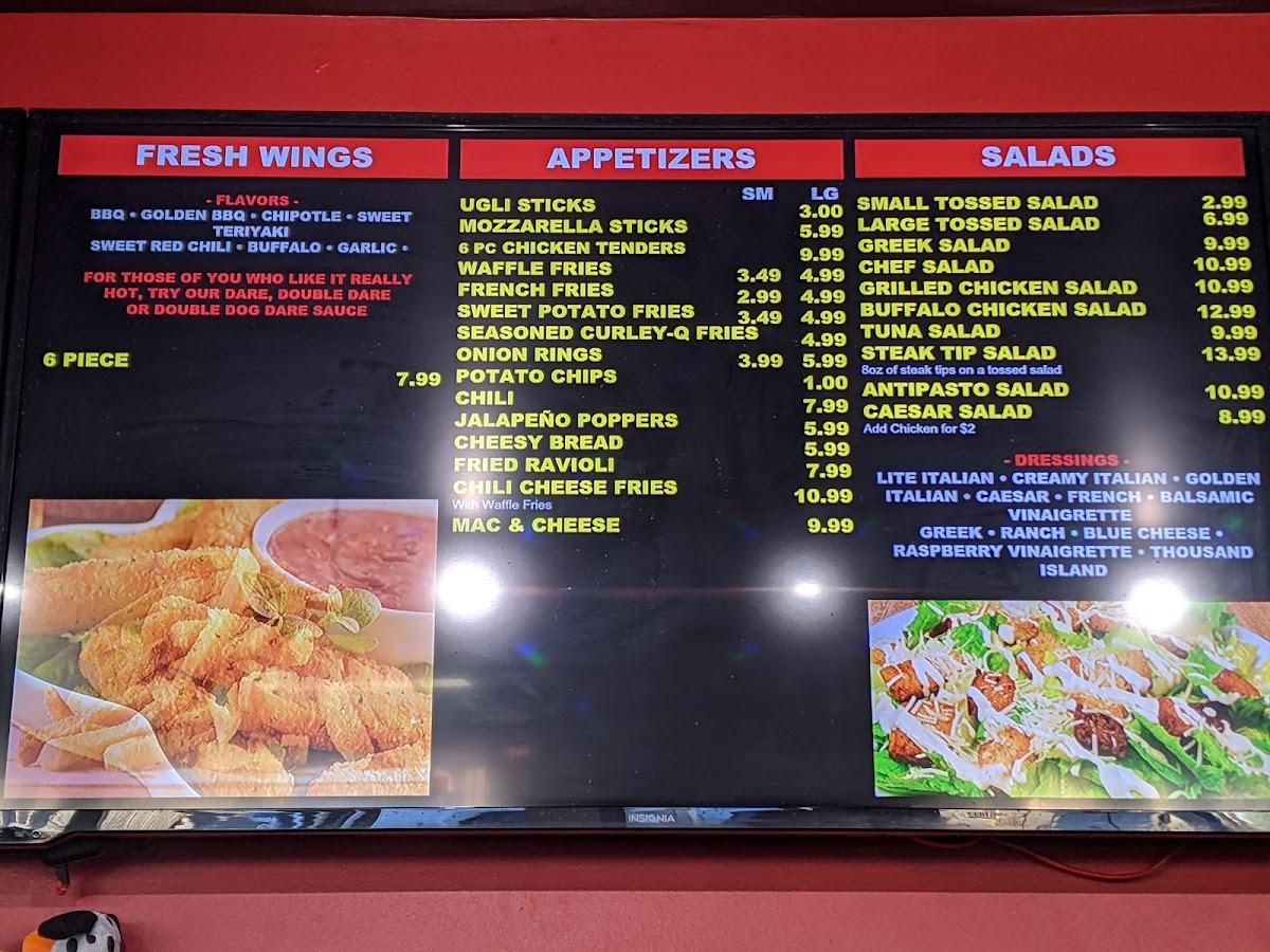 Menu at Juliano's Italian Pizzeria, Londonderry, 121 W Broadway
