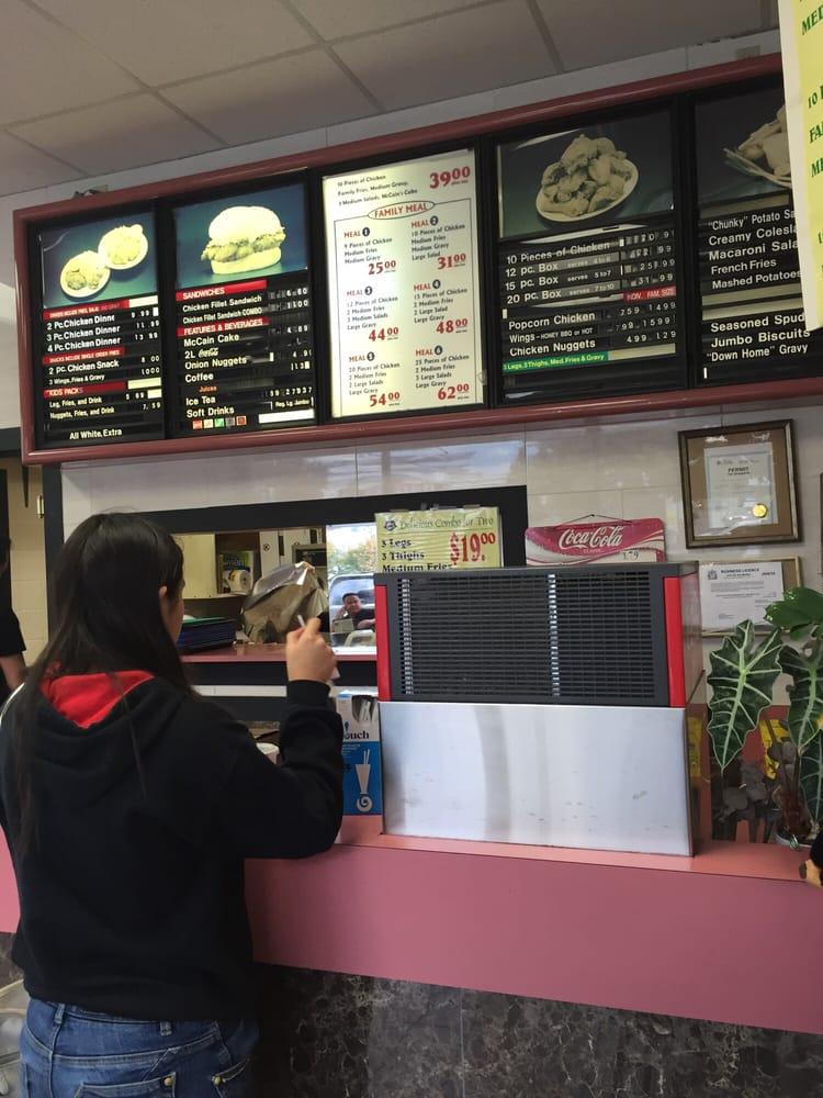 Menu at L.A. Chicken fast food, Richmond