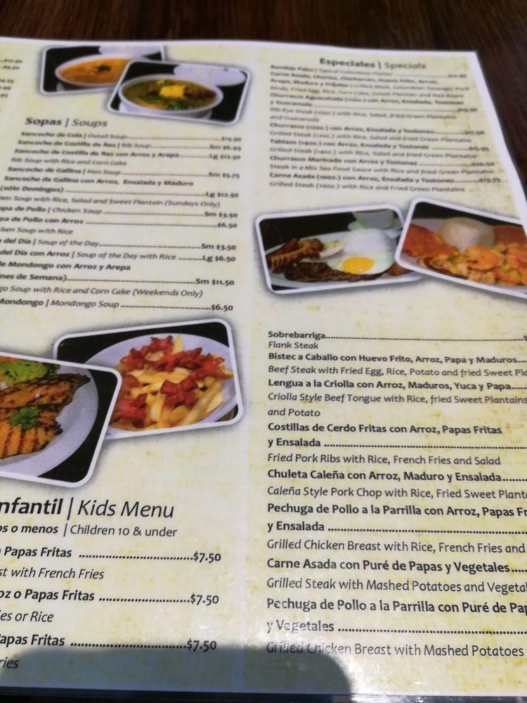 Menu at Don Matias Restaurant Sunrise, Sunrise