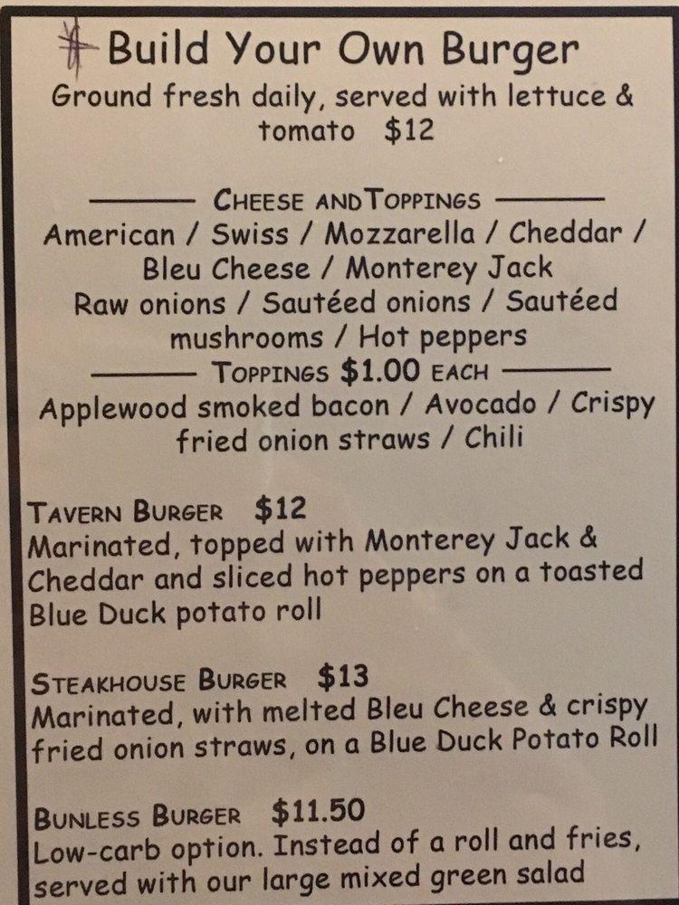 Menu at Founders Tavern pub & bar, Southold