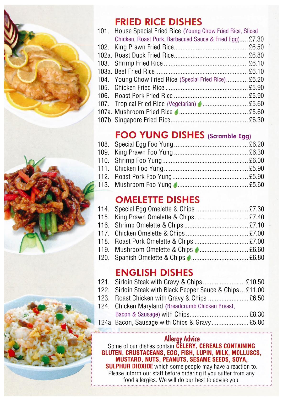 Menu at Southam Kitchen fast food, Southam