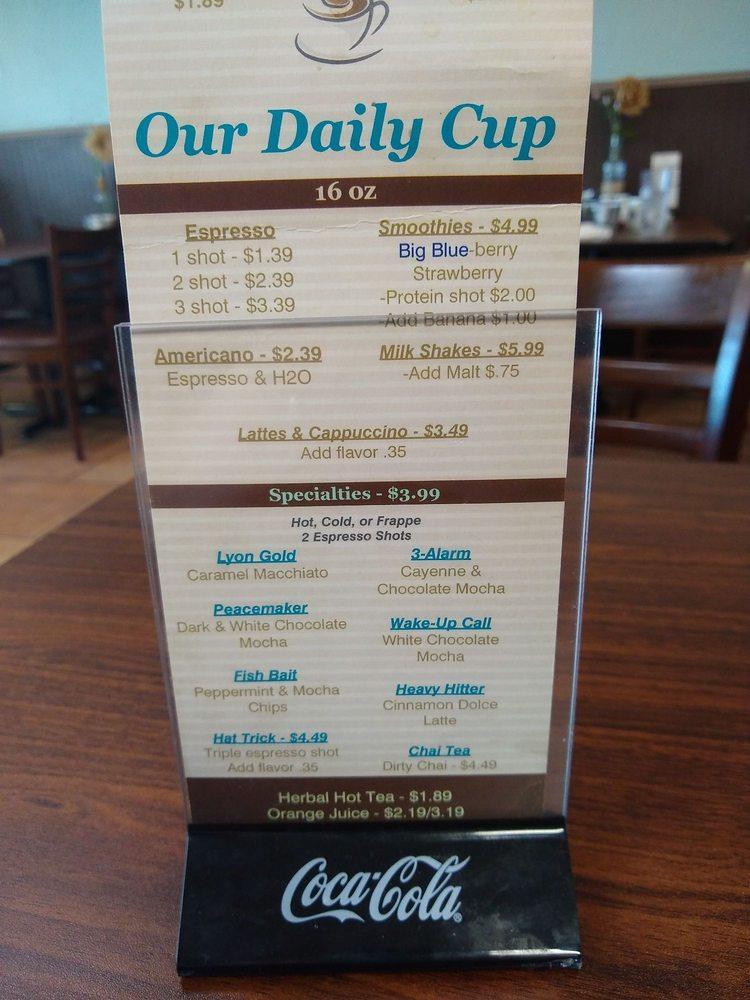 Menu at Our Daily Bread llc desserts, Eddyville