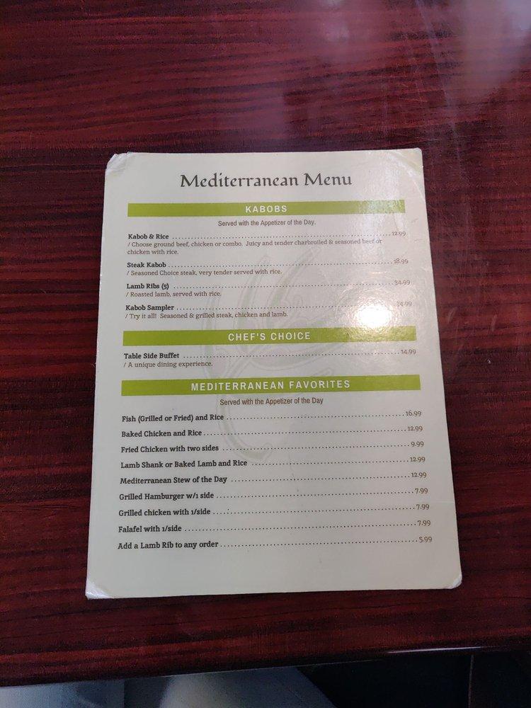 Menu at Golden Saddle Cafe, Tulsa