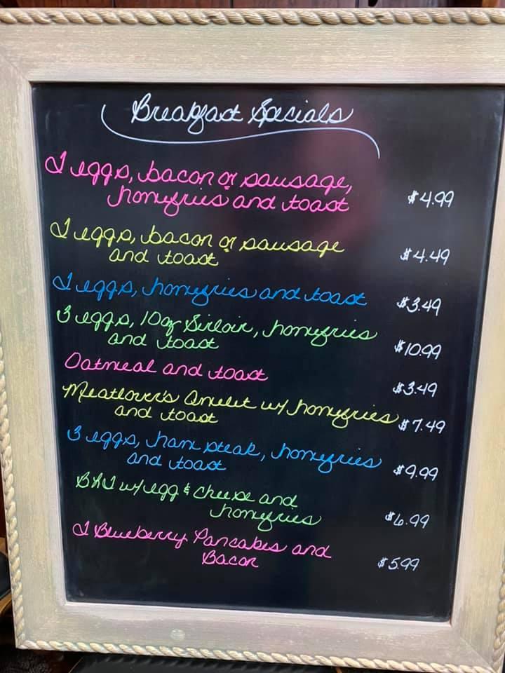 Menu at Variety's Restaurant, Massillon, Lincoln Way E