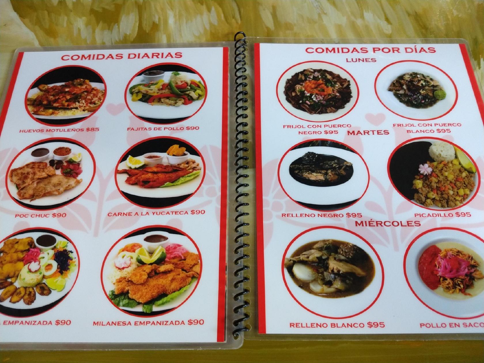 Menu at Huevos Motuleños y Más restaurant, Merida, C. 41 375