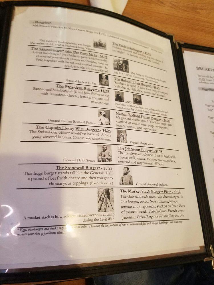 Menu at Watkins Grill restaurant, Raleigh