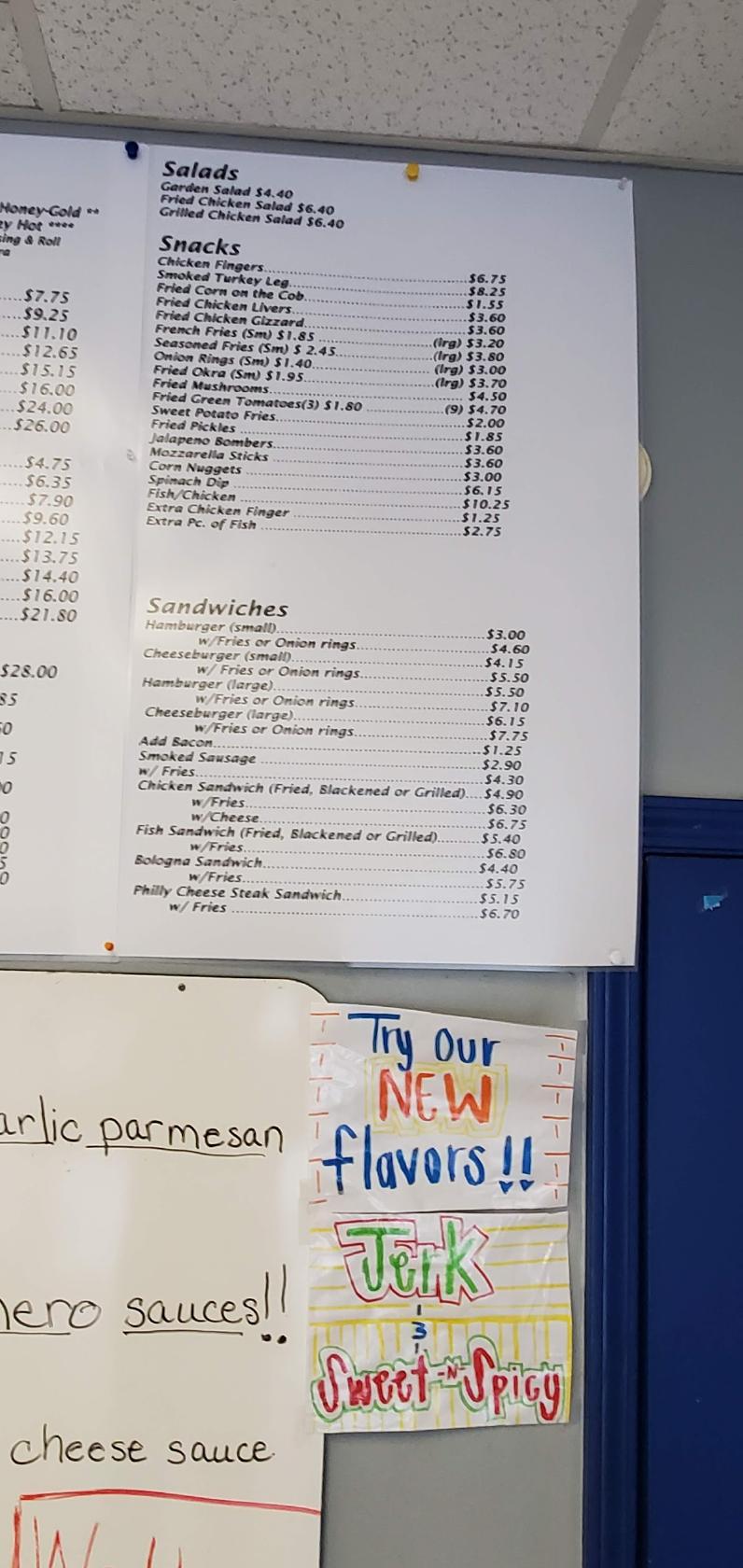 Menu at Don Don Hot Wings Bartlett, Bartlett, Bartlett Blvd