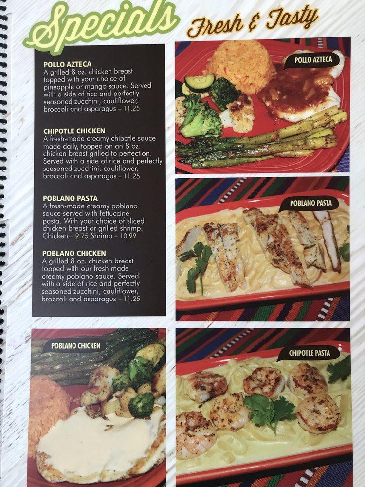 Menu at Los Bravos Mexican Restaurant (Loogootee, In), Loogootee