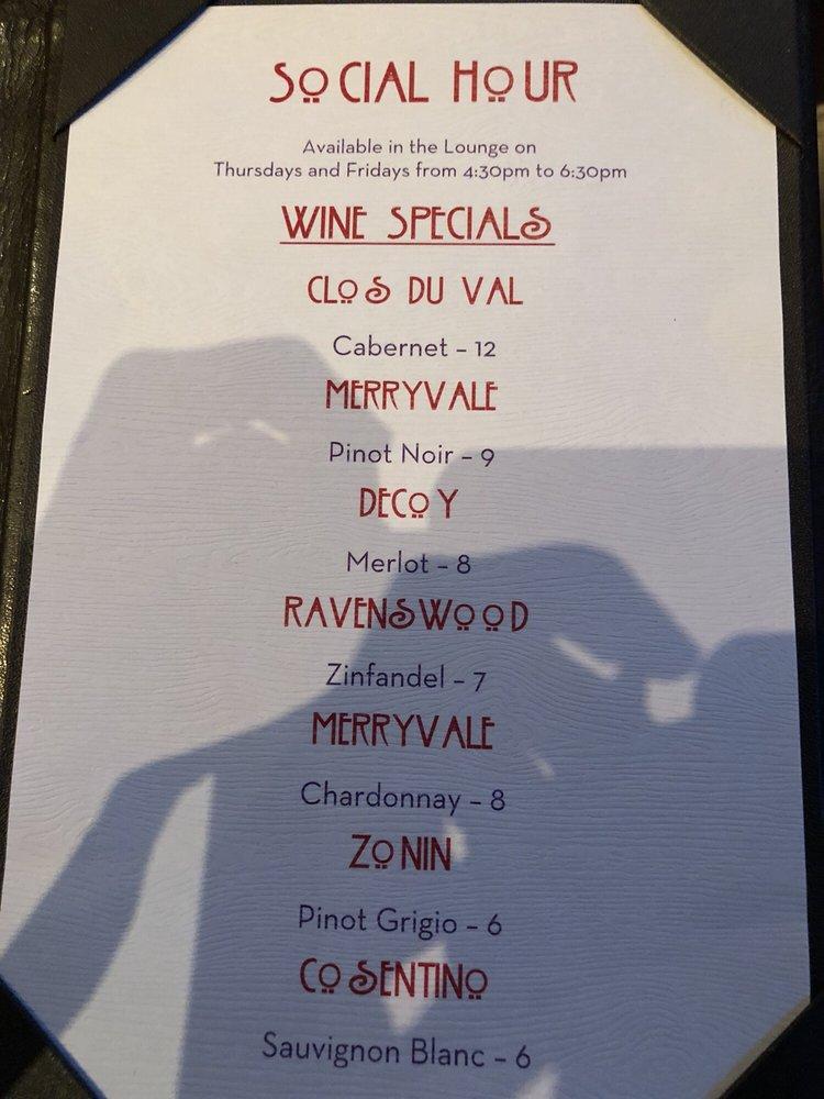 Menu at Sully's Bar, Reno